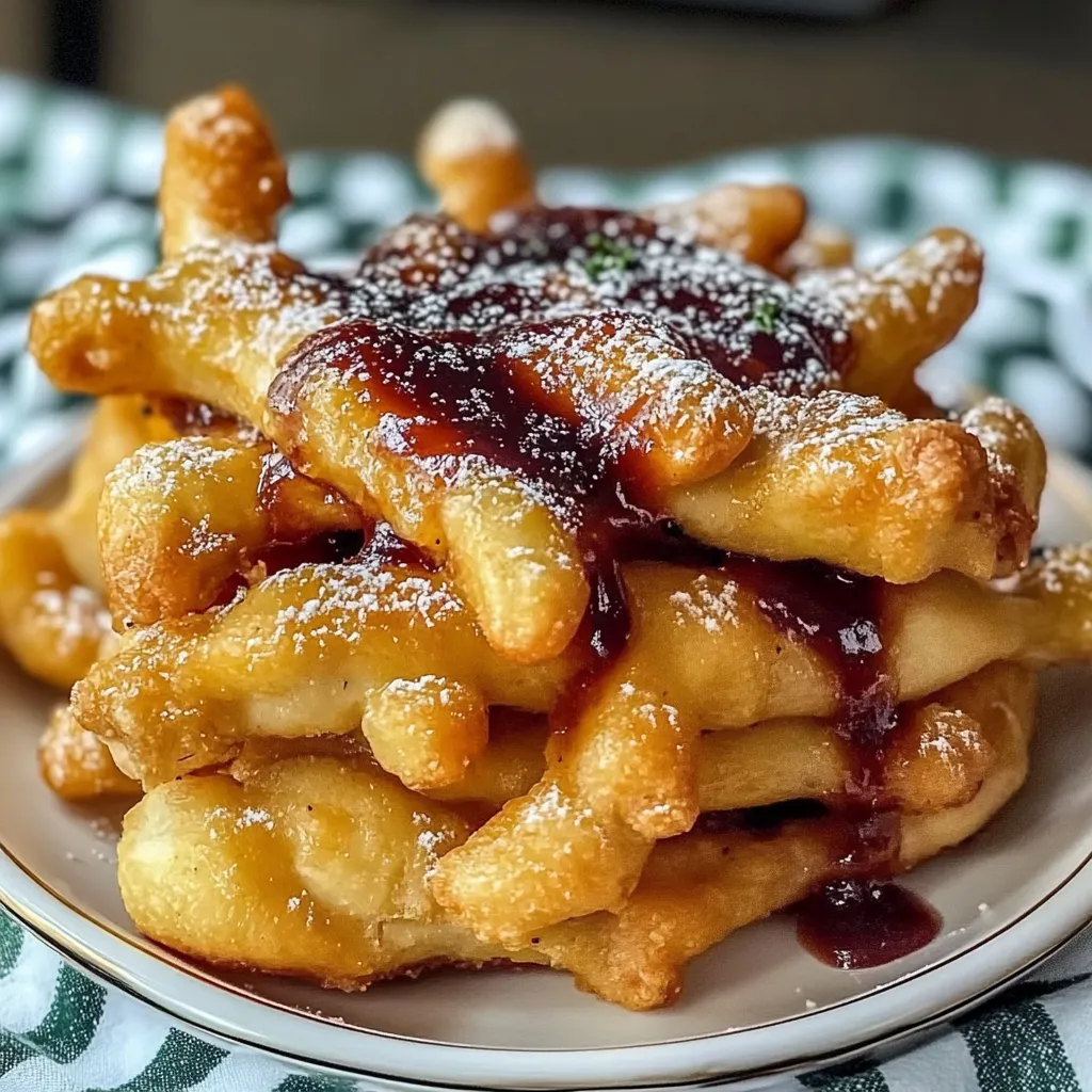 Crispy Funnel Cake Sticks: A Tempting Sweet Treat to Enjoy